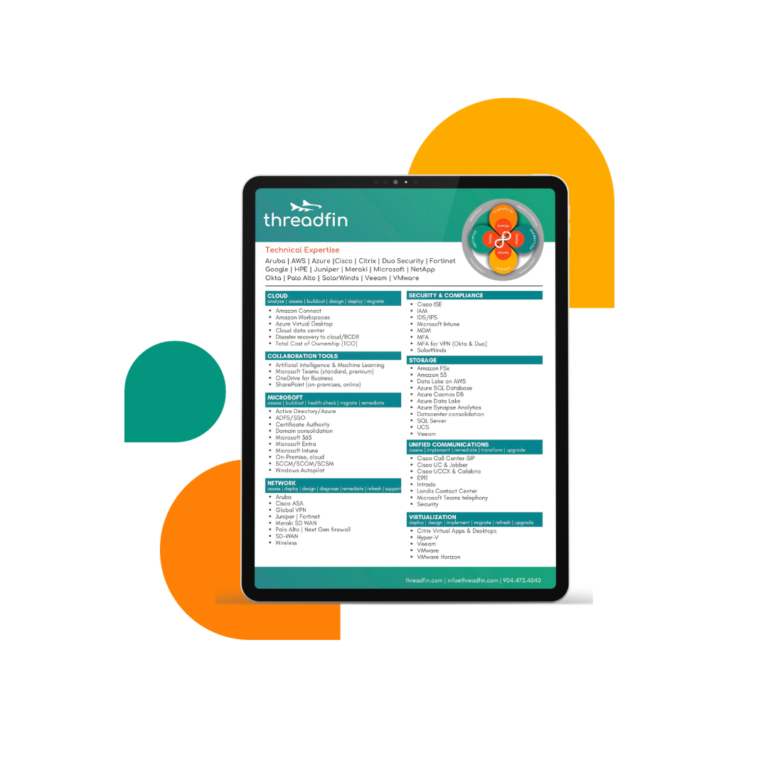 Technical Capabilities - Threadfin